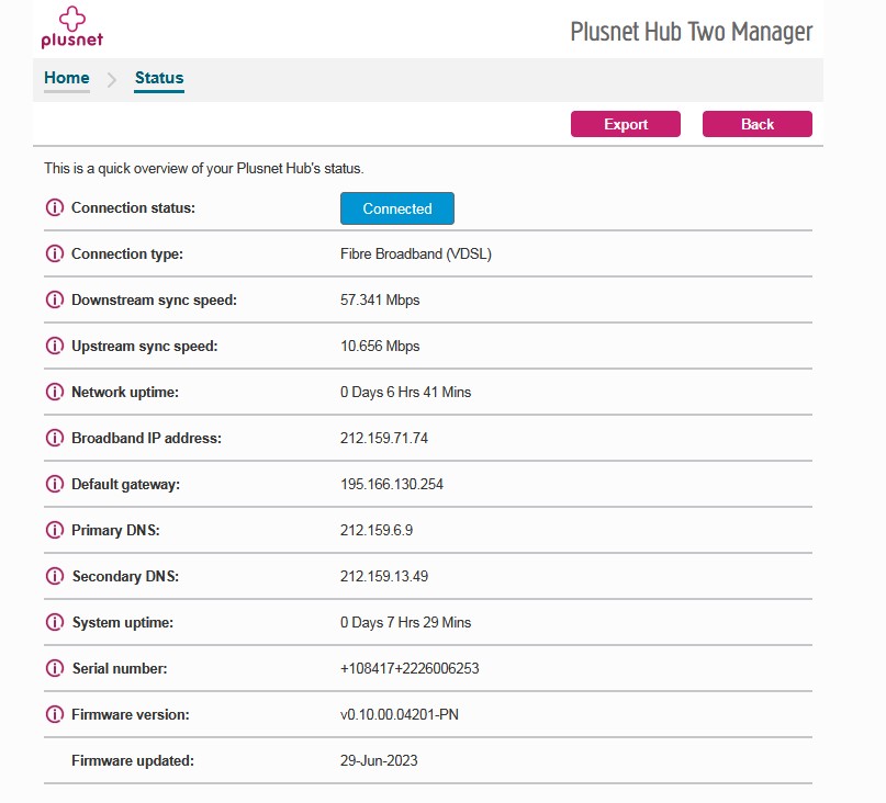 Default Gateway IP - Plusnet Community