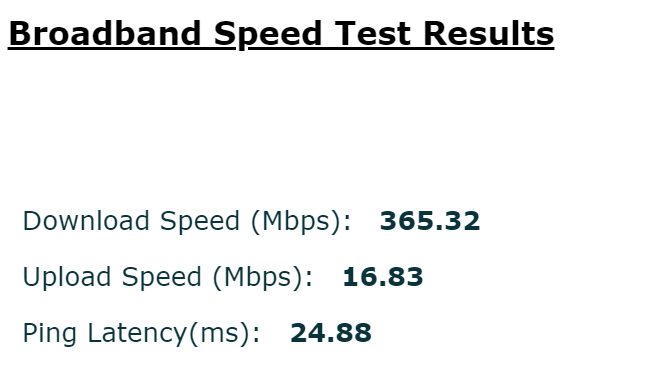 BT speed test - Plusnet Community