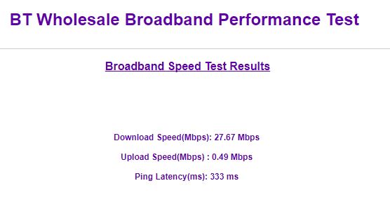 BT Wholesale broadband speed test not working - Page 8 - Plusnet Community