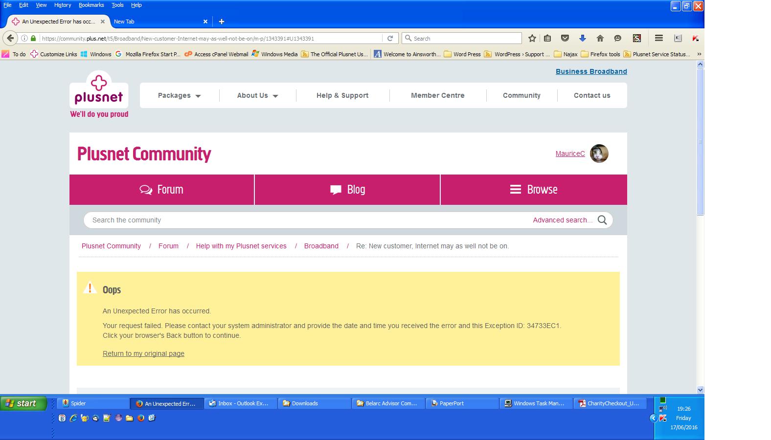 Authentication error on community - are you affect... - Page 9 - Plusnet Community