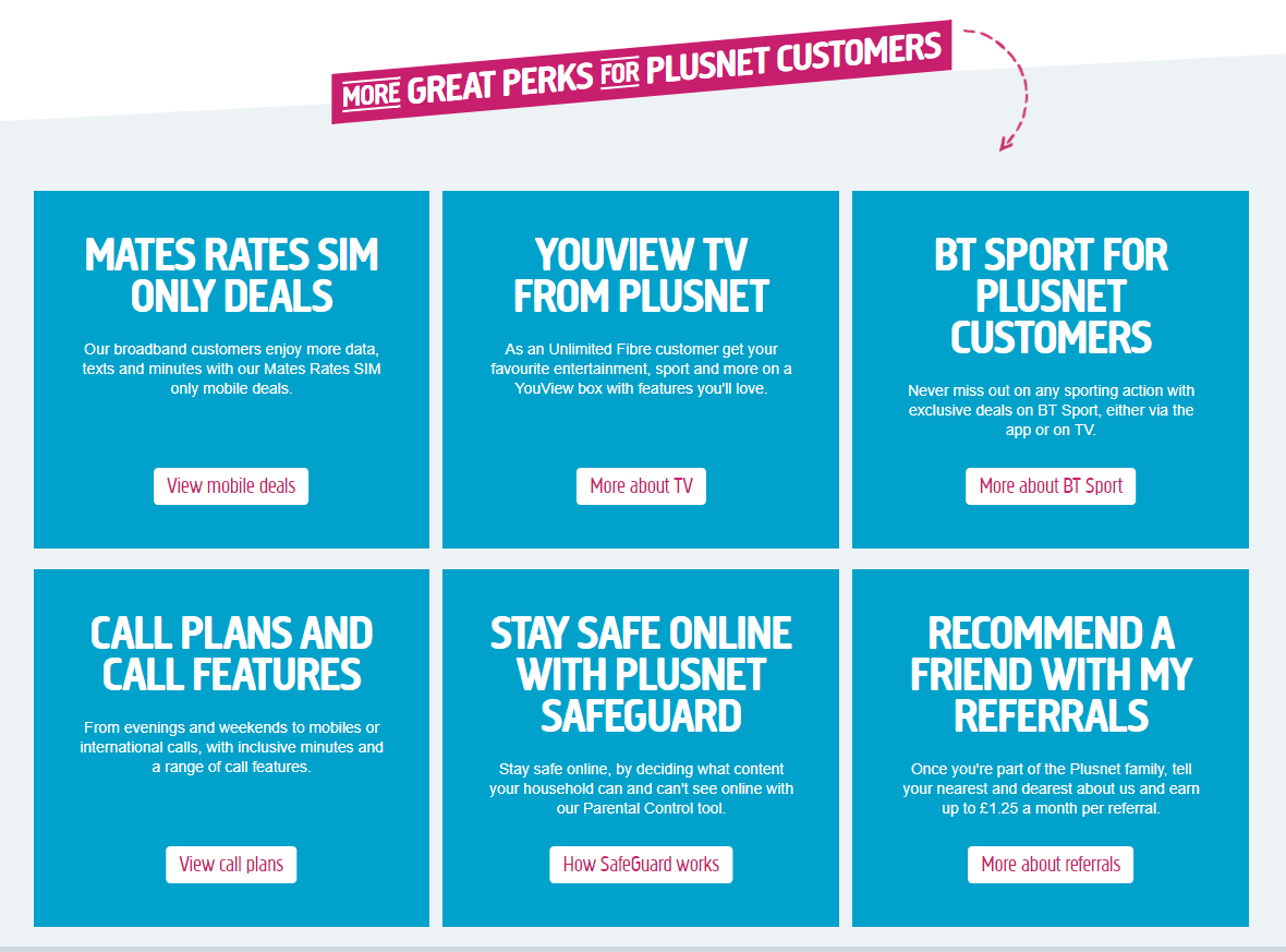 Check out the updates we've made to My Perks | Plusnet