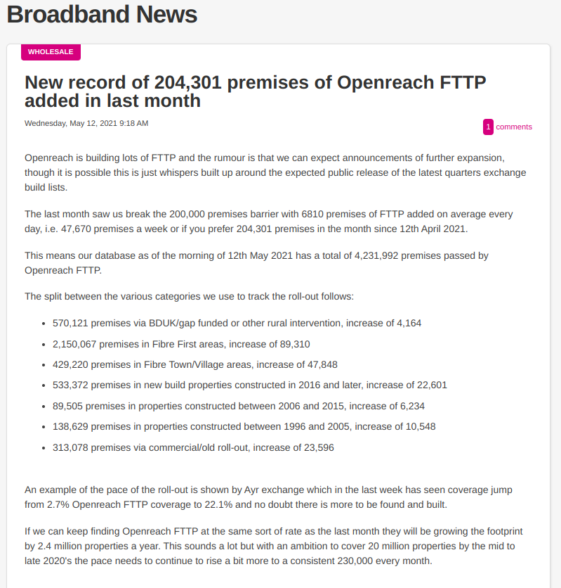 Fixed: Feedback on leaving PN FTTC for FTTP - Page 2 - Plusnet Community