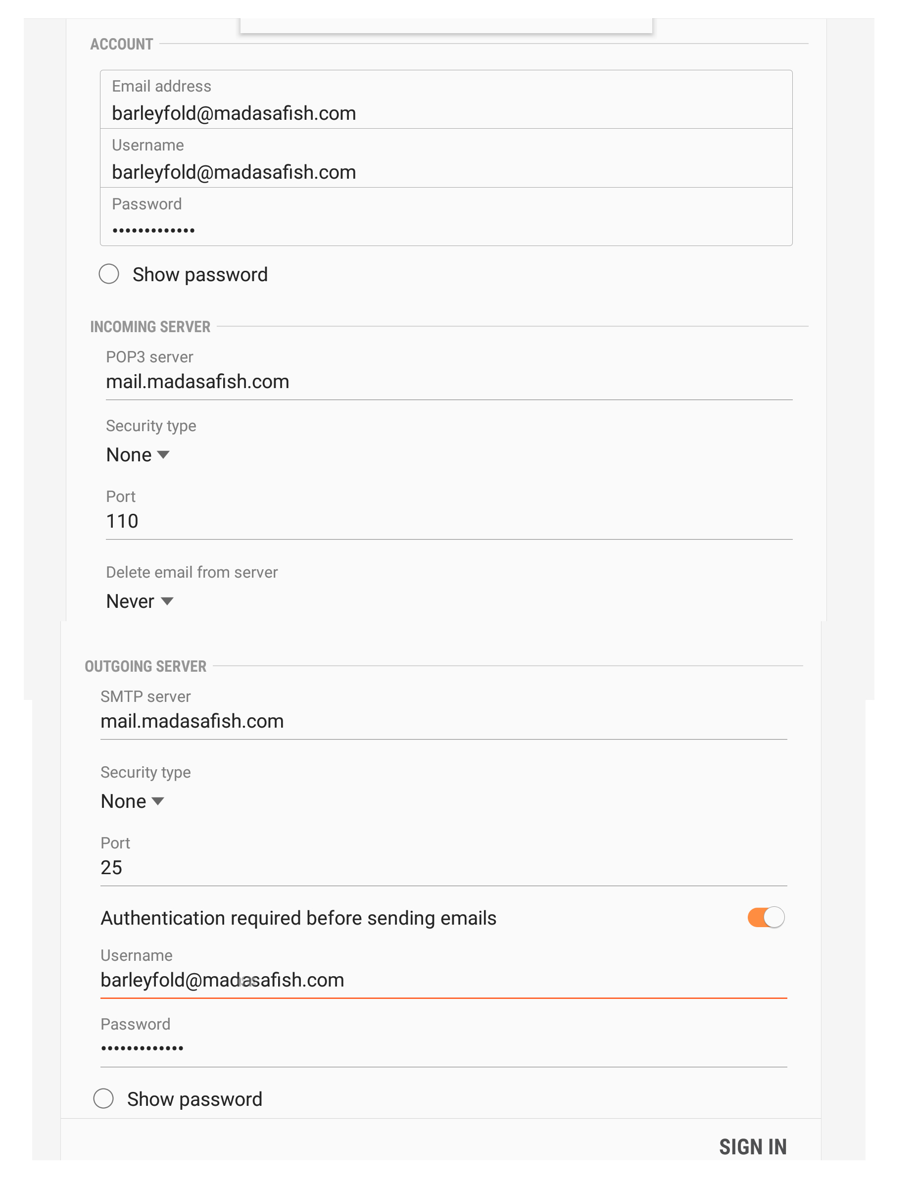 Madasafish e mail set up - Plusnet Community