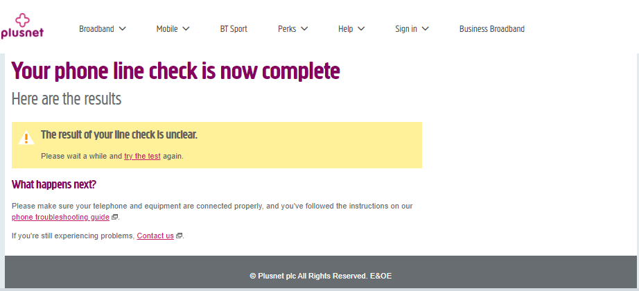 Can i check my phone line without a phone? - Plusnet Community
