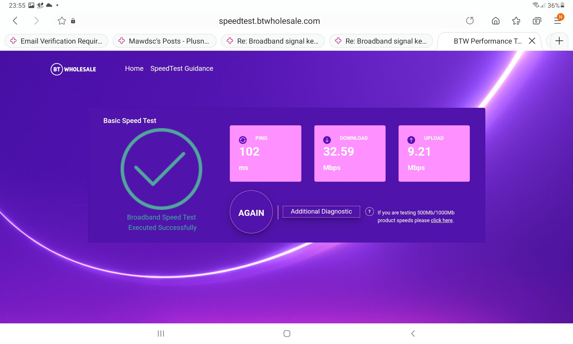 Fixed: Broadband signal keeps dropping. - Page 2 - Plusnet Community