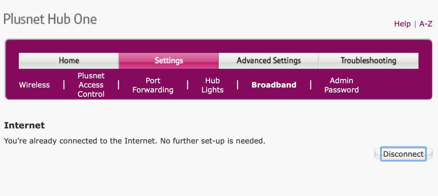 Fixed: Cannot access internet - Plusnet Community
