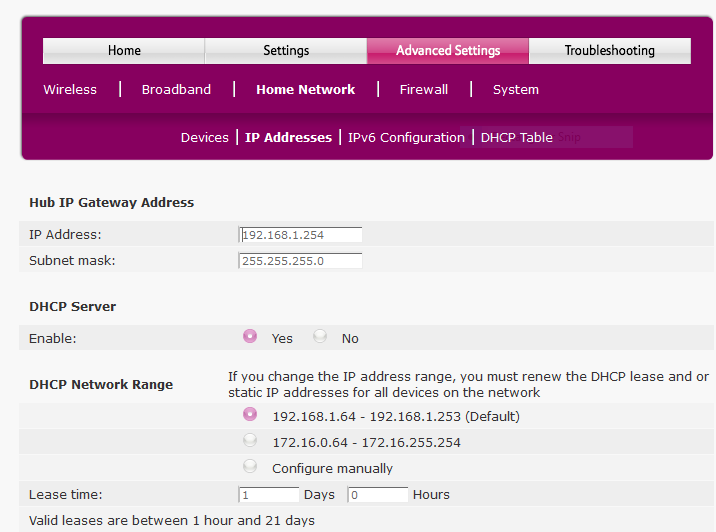 Fixed: Advanced Features on PlusNet Router - Plusnet Community