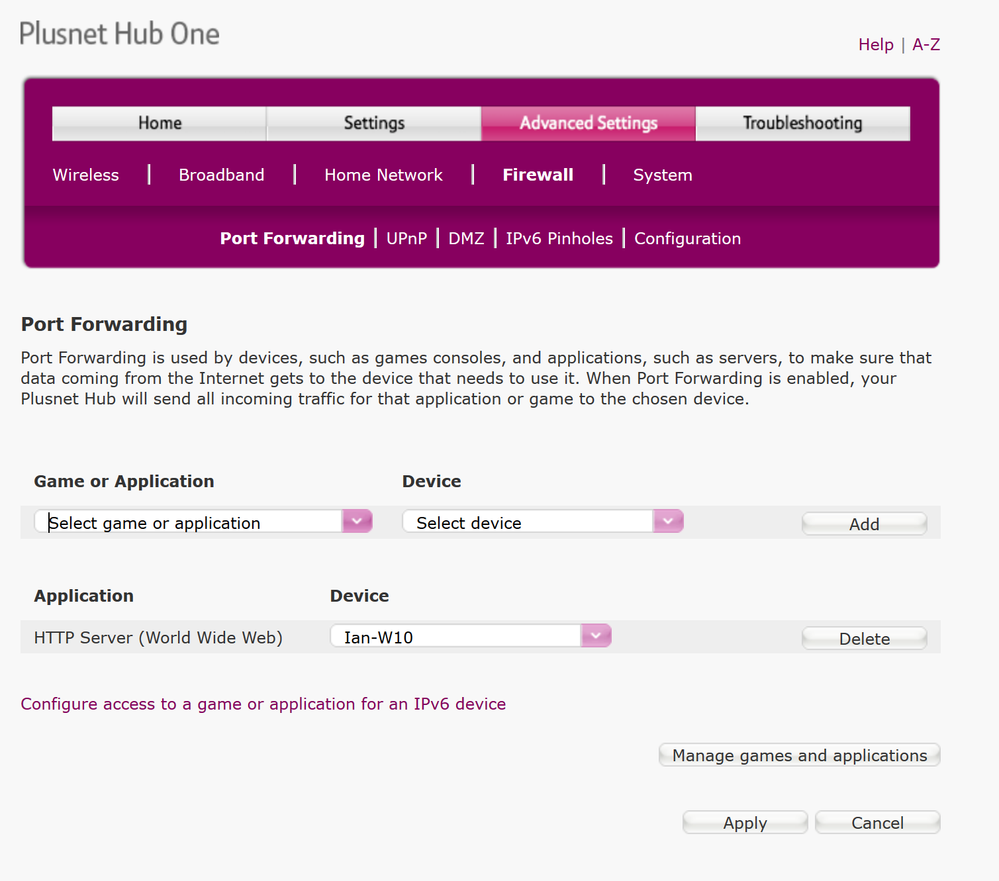 Fixed: Advanced Features on PlusNet Router - Plusnet Community