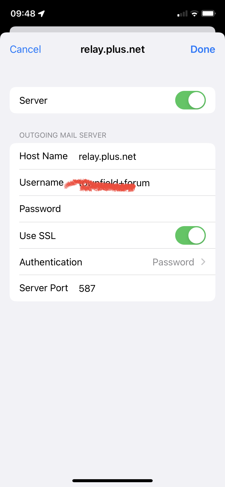 Fixed: E mail will not send when away from home router - Plusnet Community
