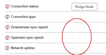 Fixed: Hub Two Bridge Mode - DSL status query - Plusnet Community