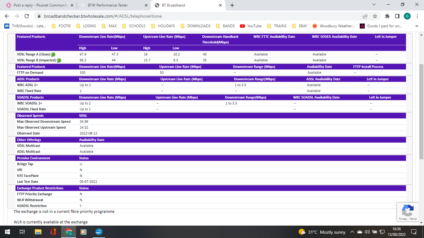 Continual Drop Outs of Broadband - Help - Plusnet Community