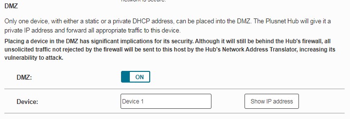 Trying to set up Port Forwarding for an applicatio... - Plusnet Community