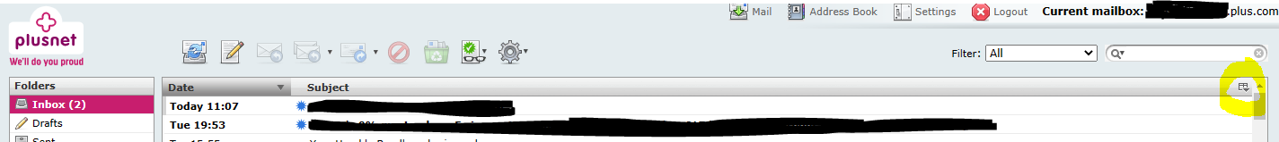 Fixed: e mail not showing sender , - Plusnet Community