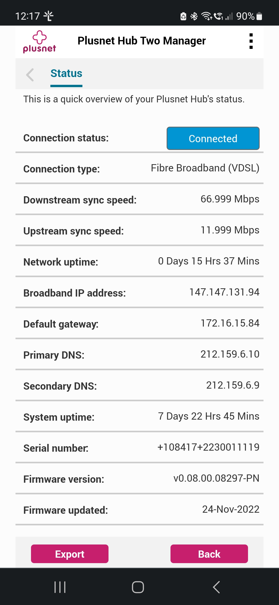 Gradually Decreasing Line Speed - Plusnet Community