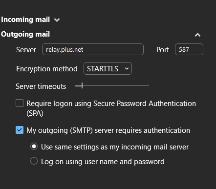 Problems accessing email in Outlook - Plusnet Community