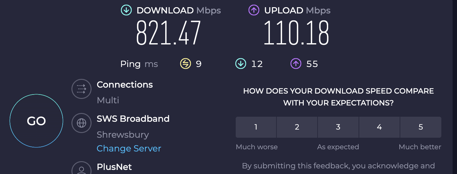 Full fibre speed upgrade but no speed increase - Plusnet Community