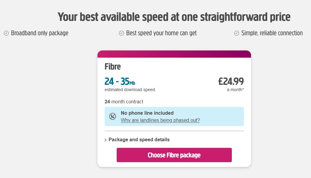 Fixed: Changing to Broadband only and no phone - Plusnet Community