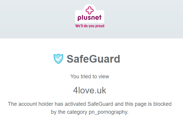 Website being Blocked bu Plusnet - Plusnet Community