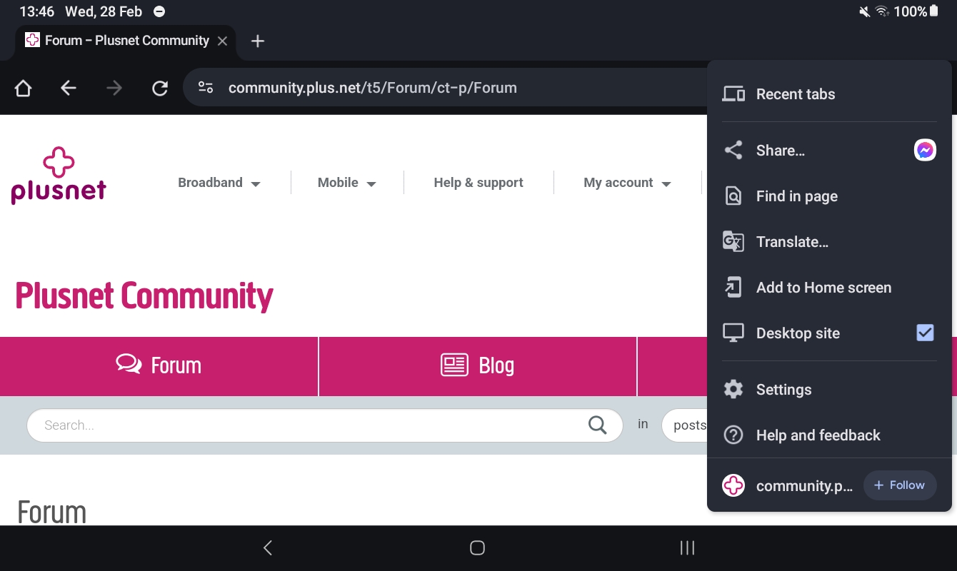 Hi, - Plusnet Community