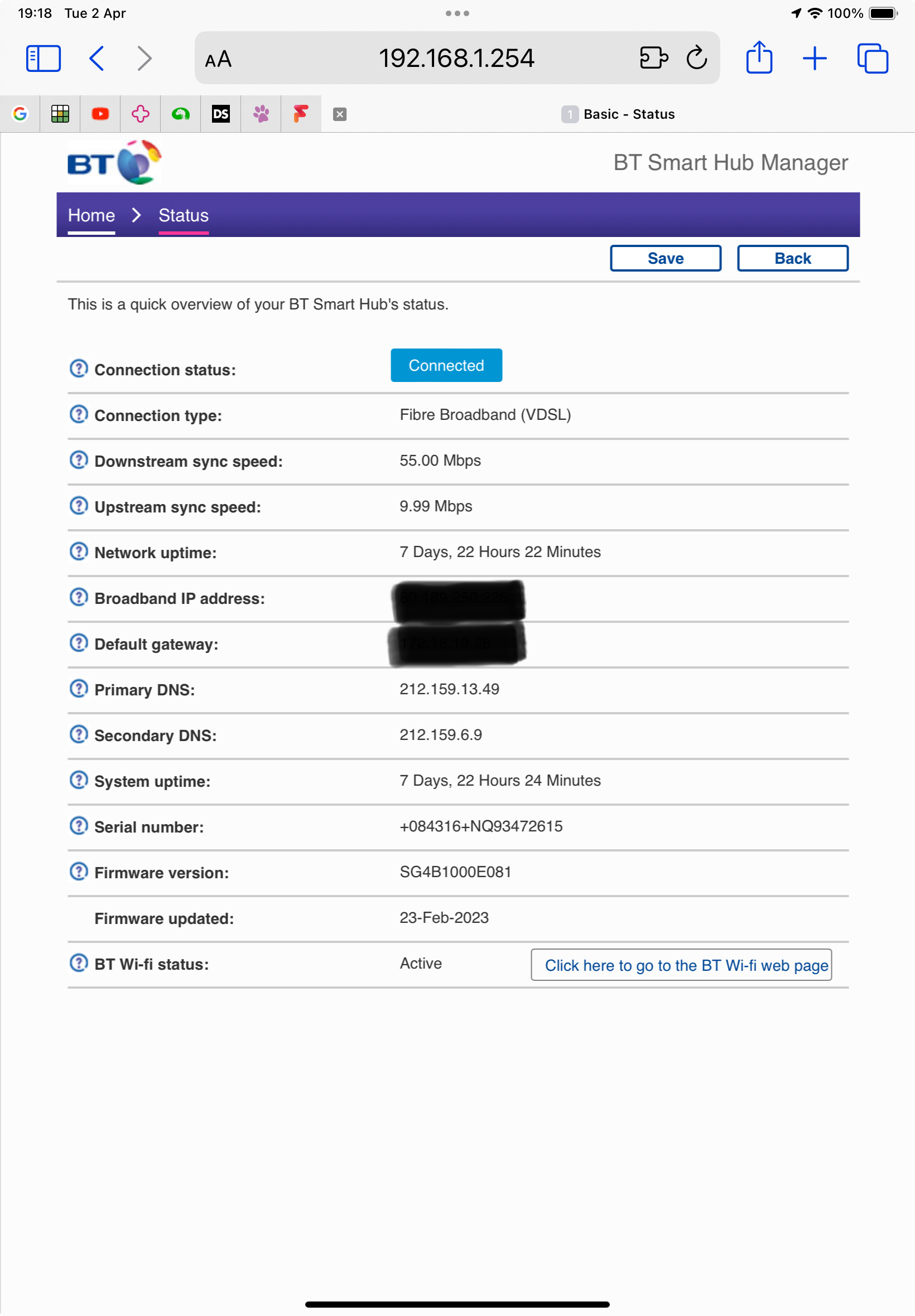 Fixed: Upgraded today to FTTC without Phone - Plusnet Community