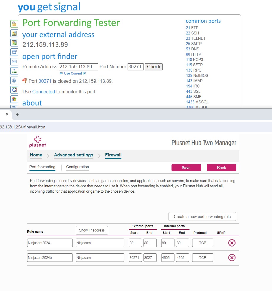 Help With Setting Up Security Cameras Static Ip Page 3 Plusnet Community