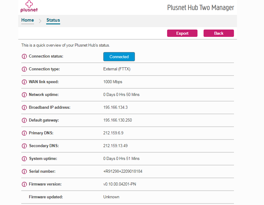 Router light blue but no internet - Plusnet Community