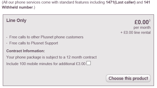 Fixed: Anytime UK and Mobile call package - how much does... - Plusnet ...