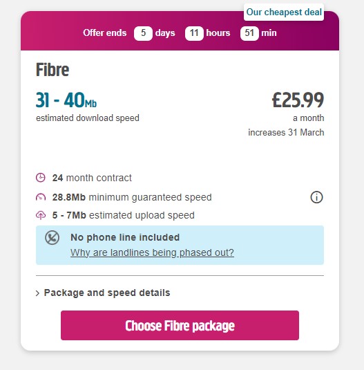 Fixed: Broadband speed availability has changed after ord... - Plusnet ...