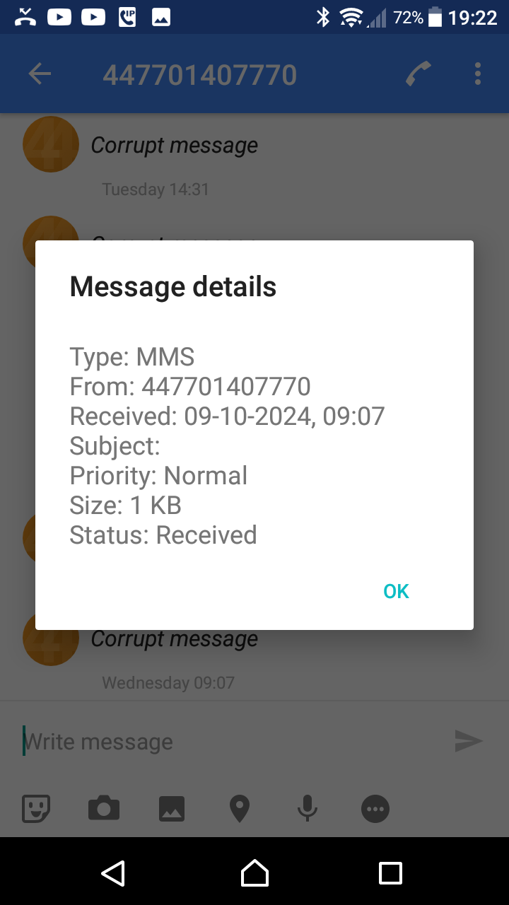 Corrupt MMS messages from Openreach. - Plusnet Community