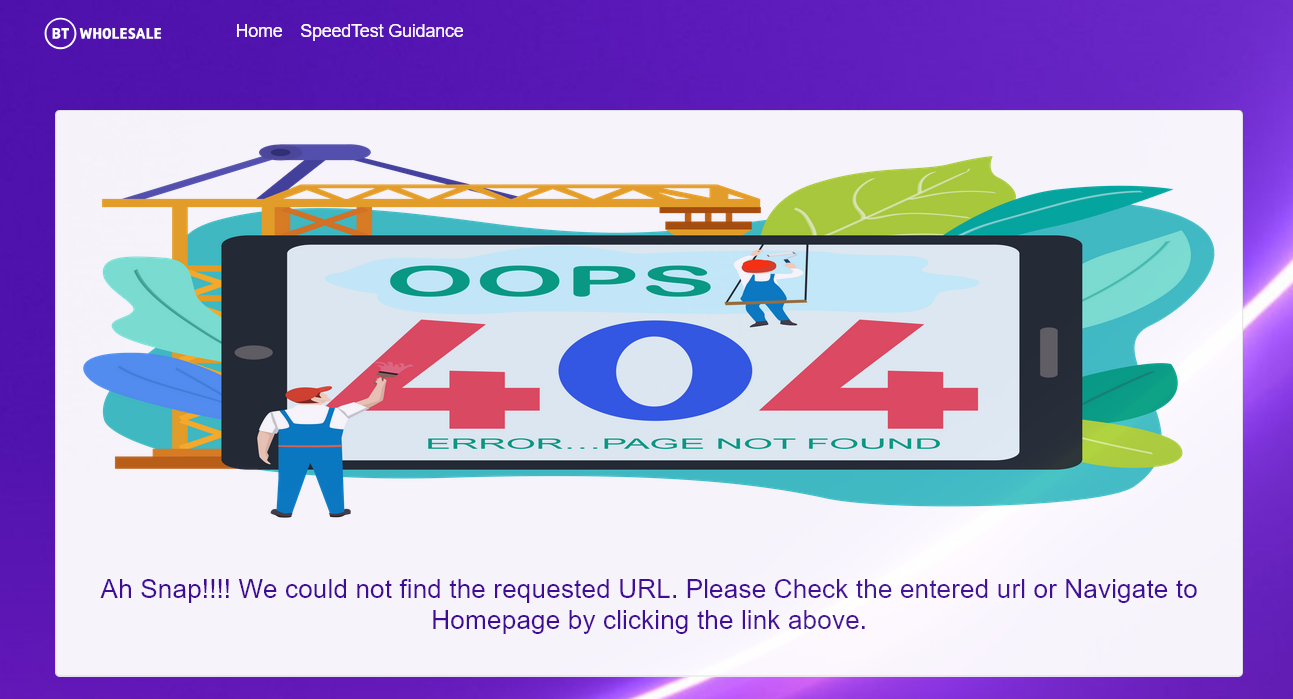 BT Wholesale Speed Test - Plusnet Community