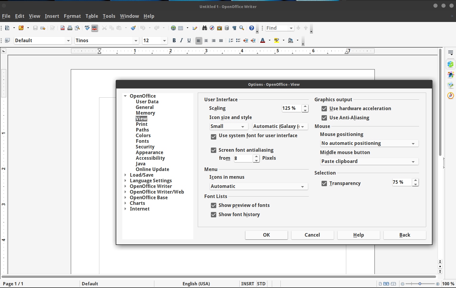 Fixed: Open Office - Main Menu font size too small - Plusnet Community