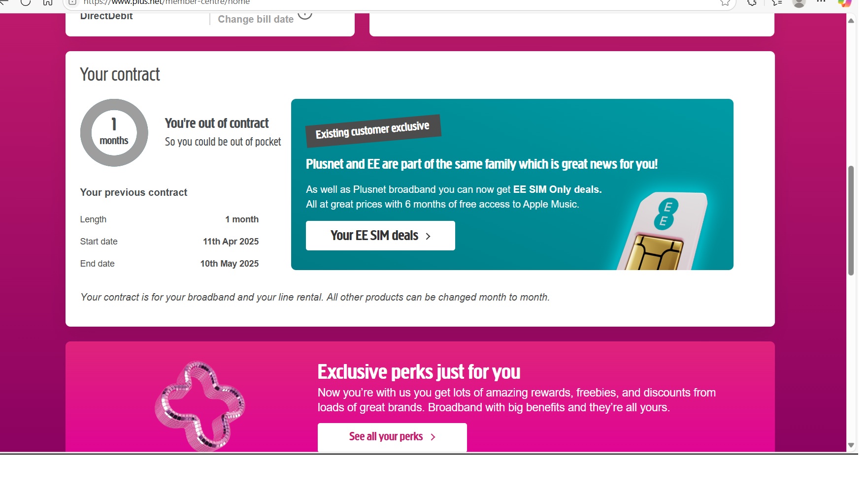 Any idea what's happened to my billing? - Plusnet Community