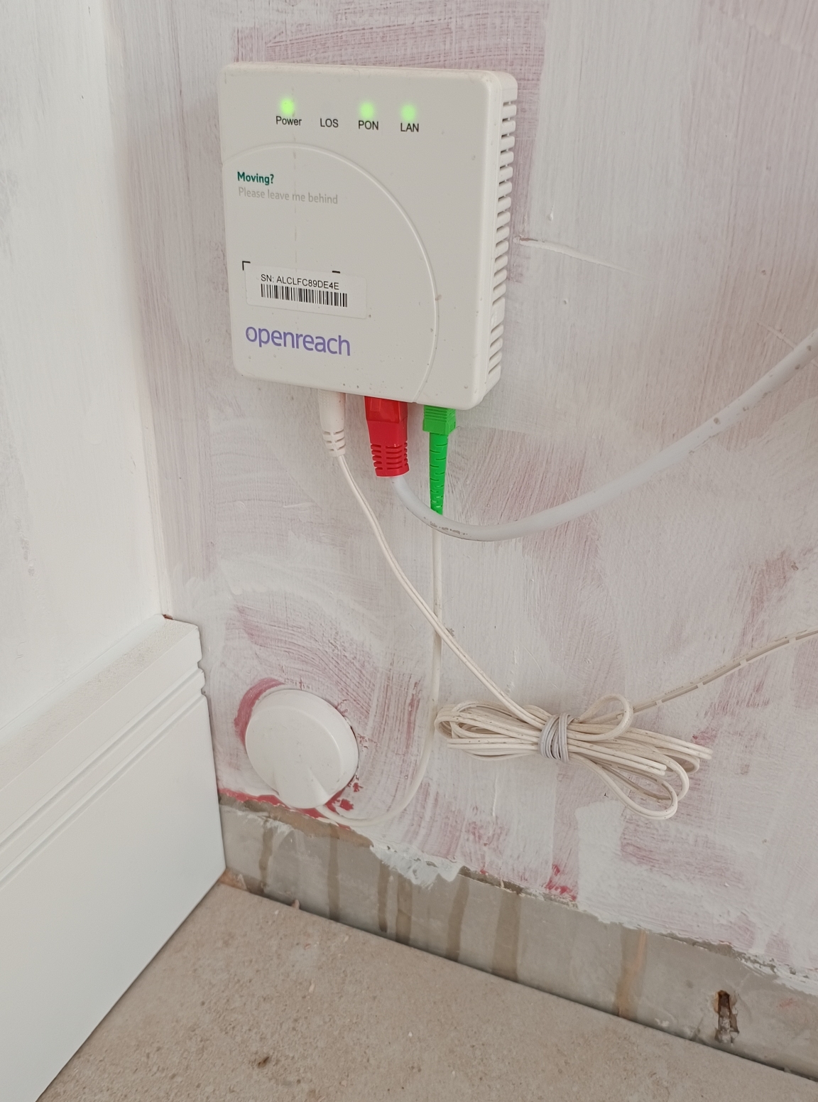 Openreach full fibre - safe to tamper with cable c... - Plusnet Community