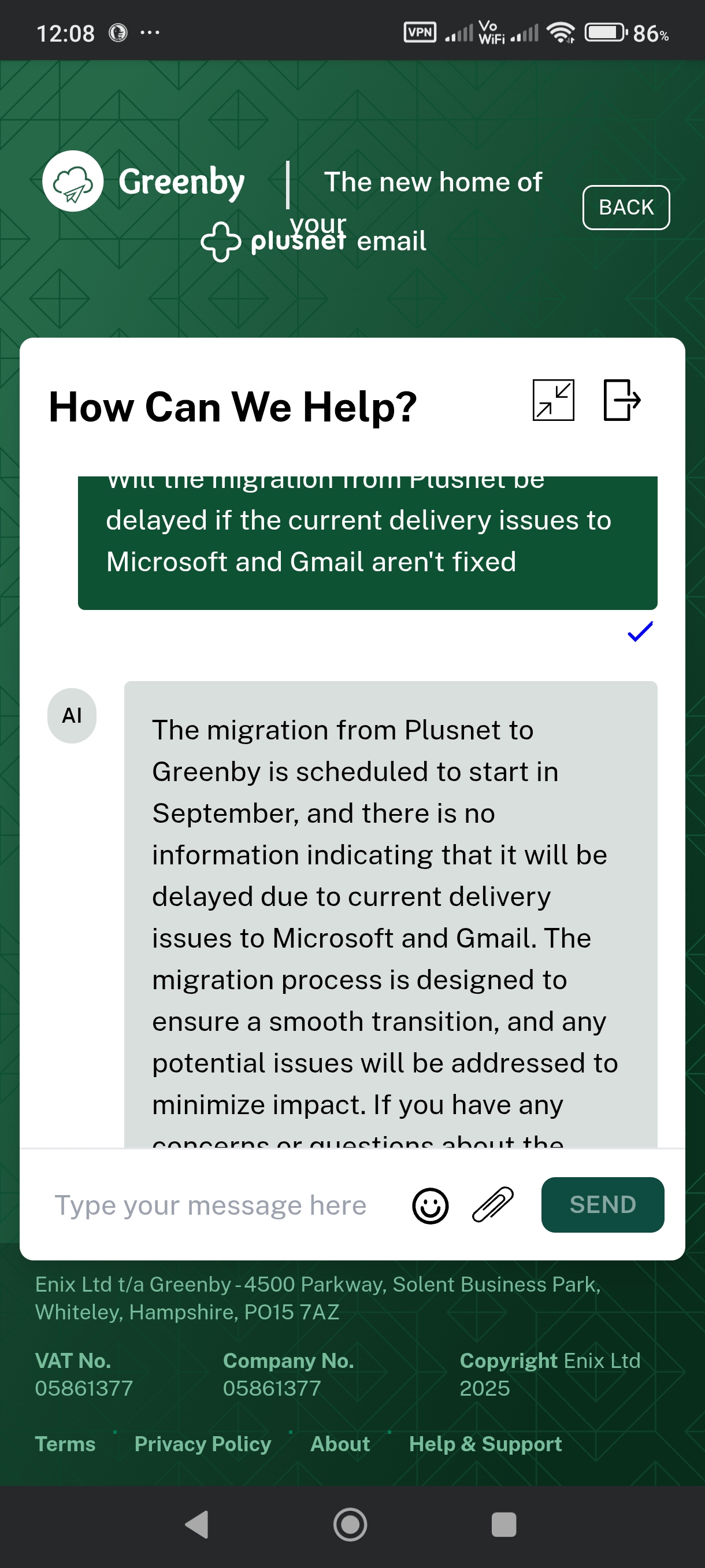 Update on Plusnet Email Migration - Plusnet Community