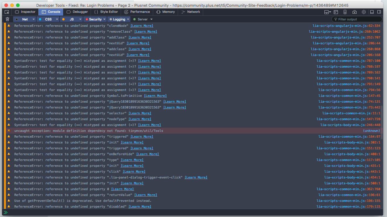 Fixed: Login Problems - Plusnet Community