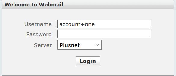 Fixed: How do I add second email address to the webmail? - Plusnet ...