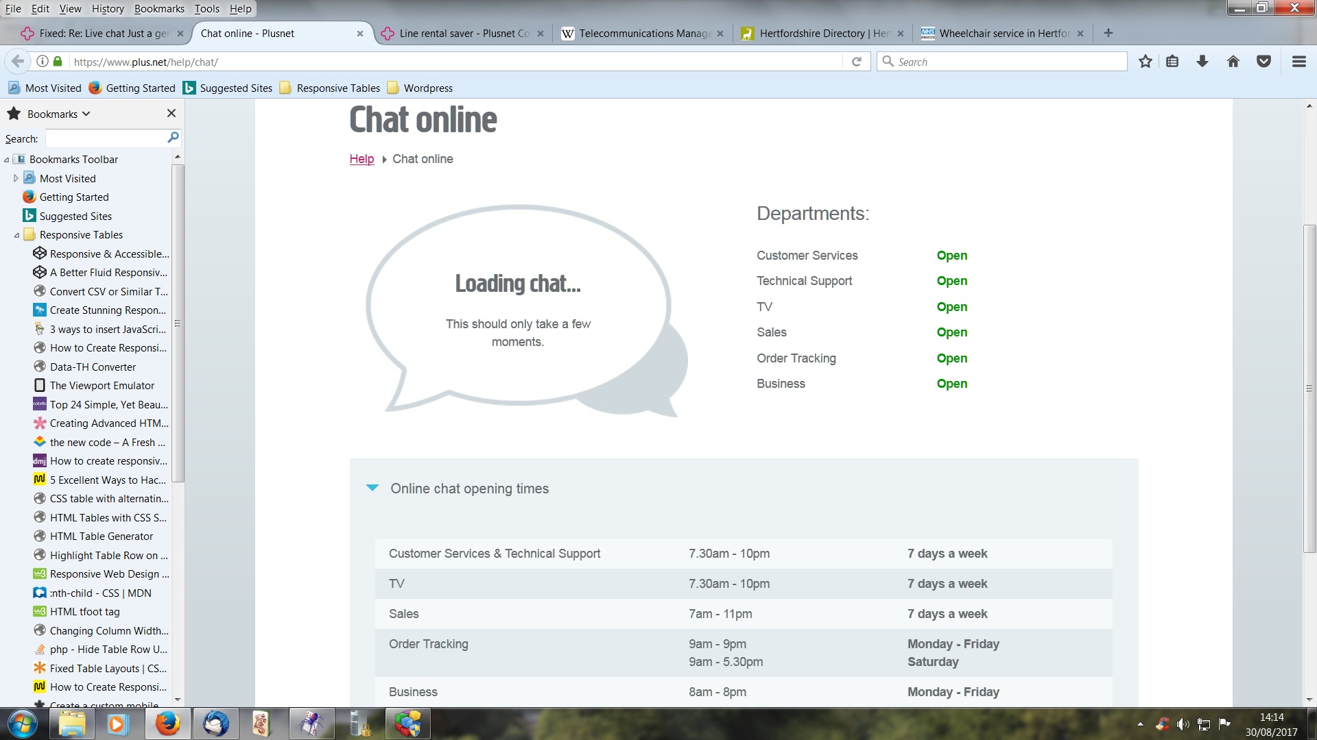 Fixed: Live Chat - Needs Fixing Please - Plusnet Community